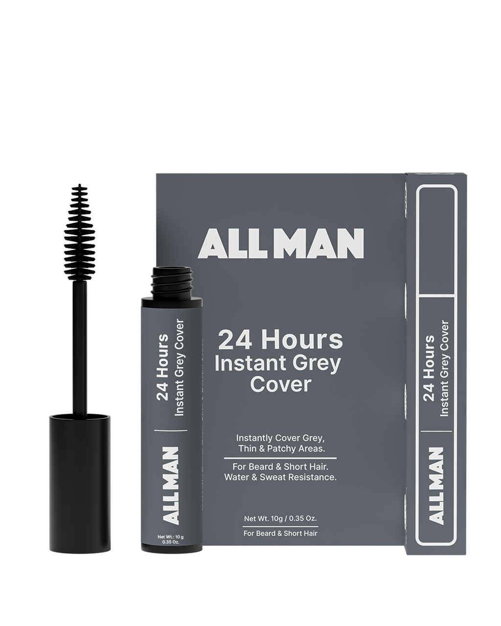 Buy ALL MAN 24-Hour Instant Grey Cover – Temporary Grey Hair Solution ...