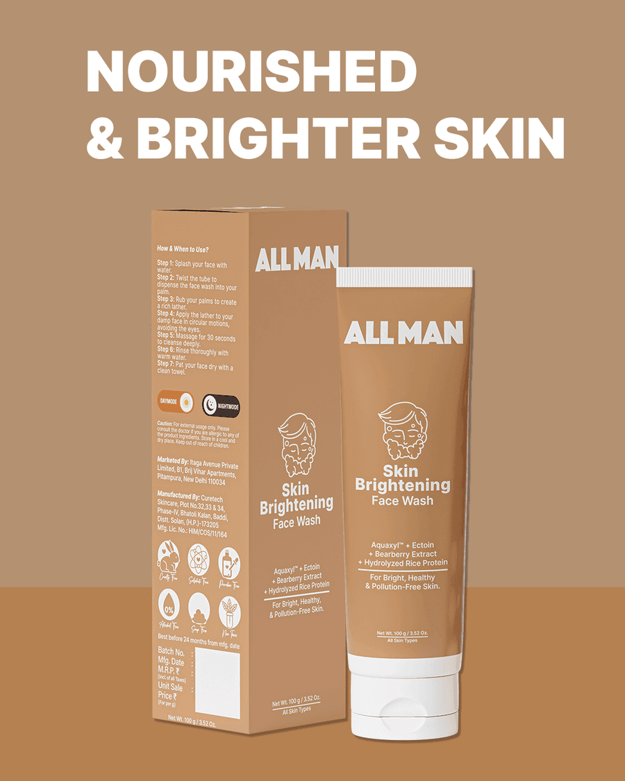 Buy ALL MAN Skin Brightening Face Wash – Brighten & Hydrate Your Skin ...