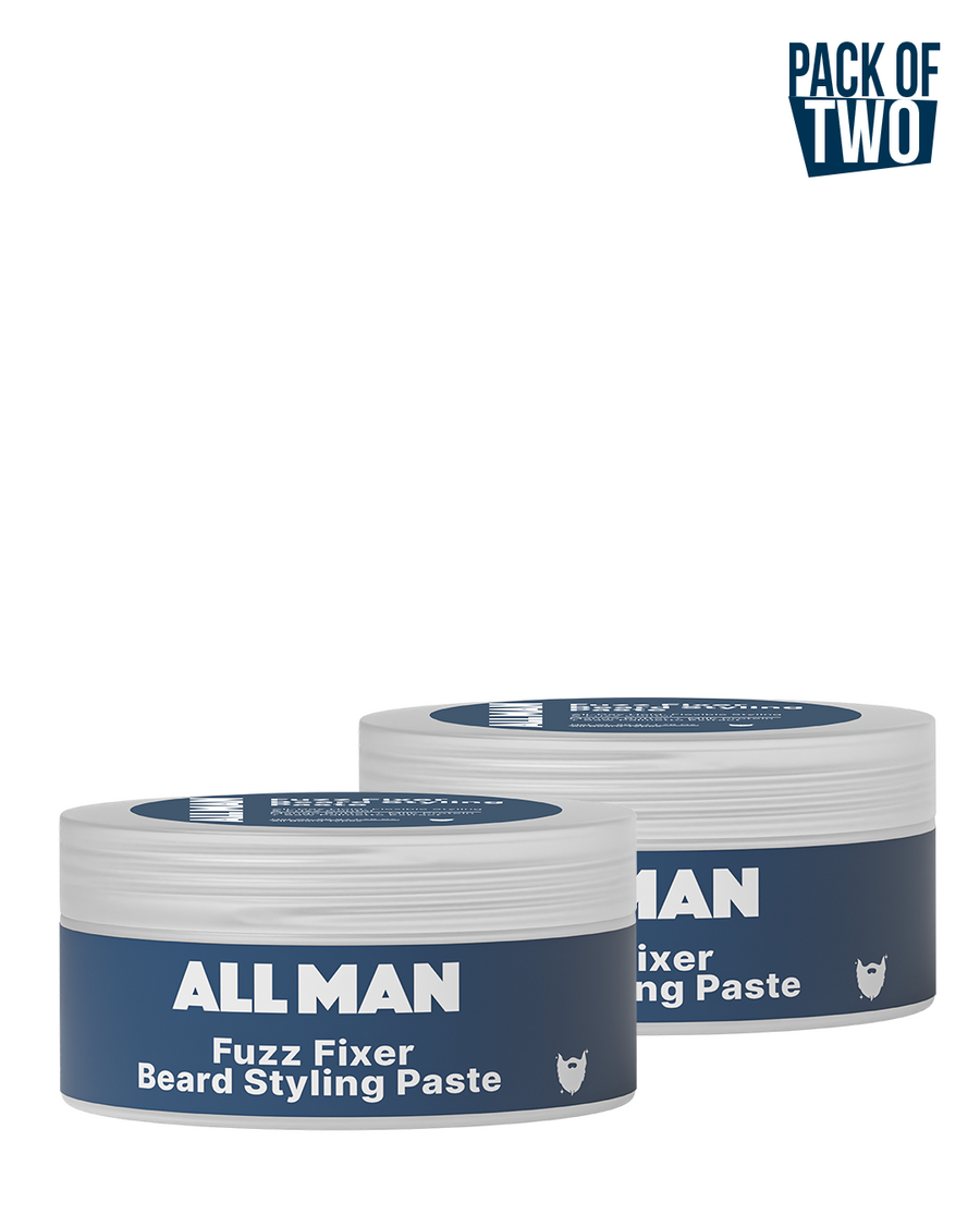 Buy ALL MAN Fuzz Fixer Beard Styling Paste – Best Beard Styling Product ...
